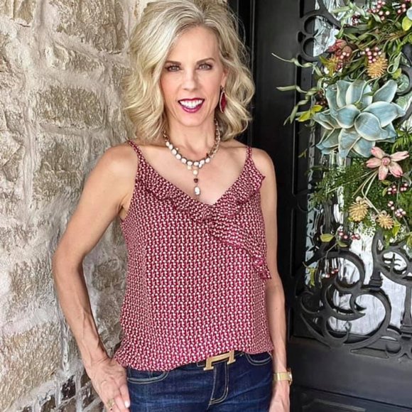 CAbi | Tops | Cabi 468 Fresco Cami Fall 221 Medium Euc | Poshmark